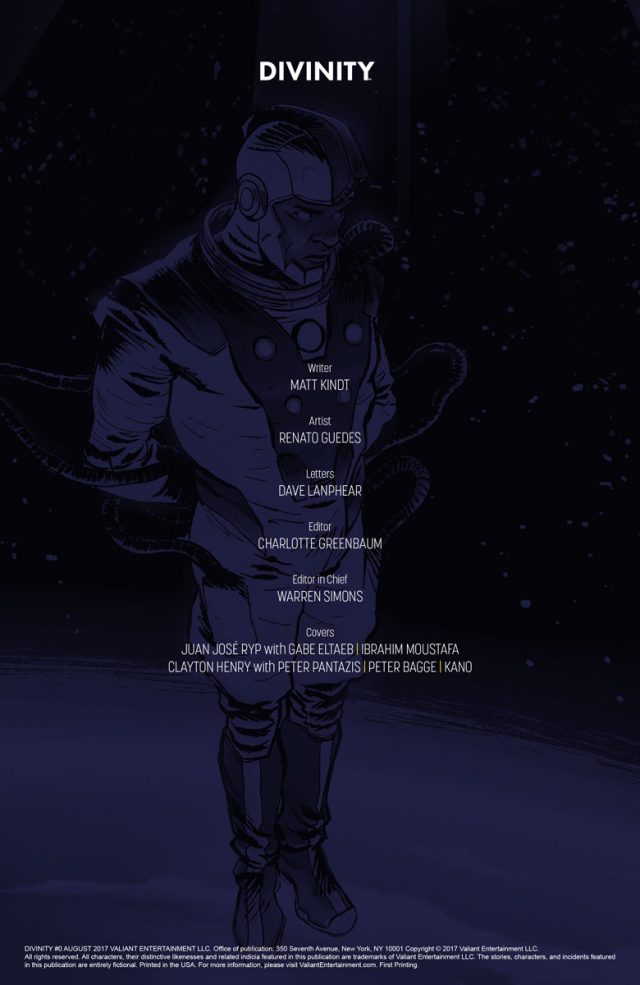 Valiant Previews: DIVINITY #0 | SECRET WEAPONS #3 (of 4) – On Sale ...